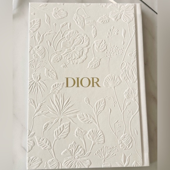 Dior | Accessories | Dior Jadore Floral Embossed Faux Leather Notebook ...